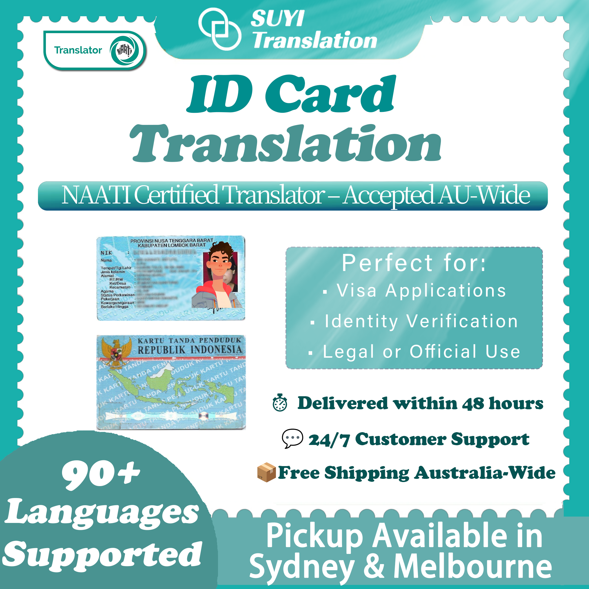 Identity Document Translation (By NAATI-Certified Translator) – SUYI ...